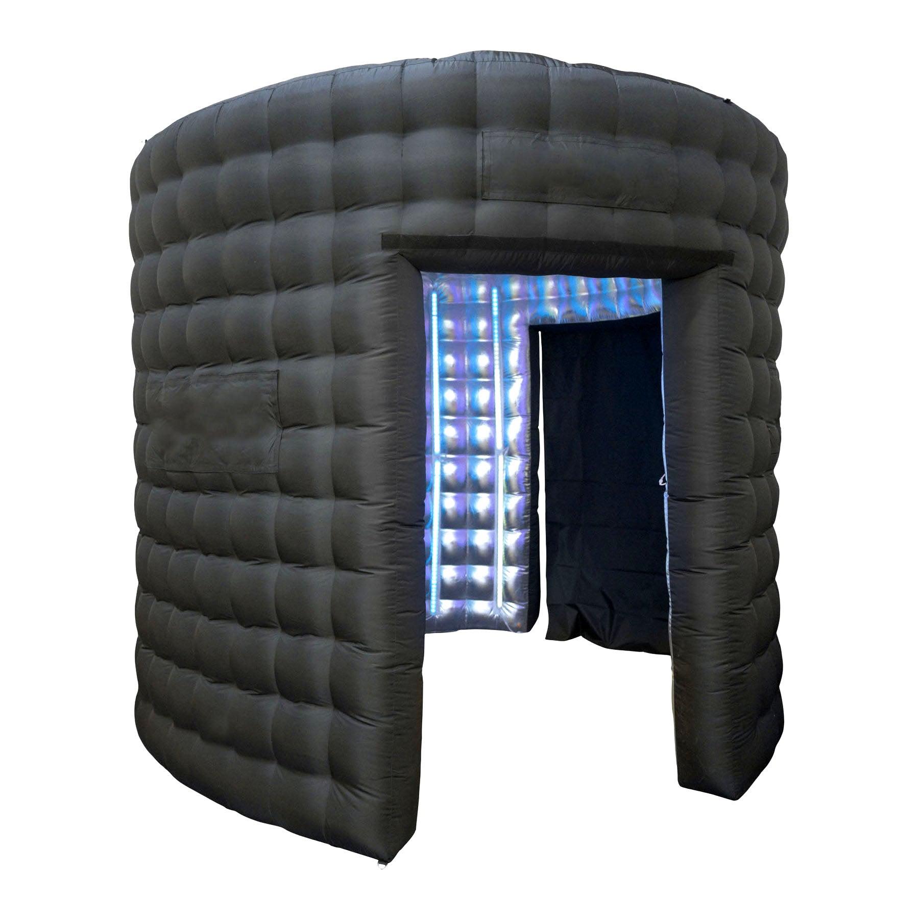 Inflatable Photo Booth Enclosure with LED Lights – 9th Island Imaging